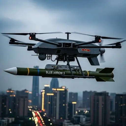 Unleashing Precision: China's Export-Ready Drone Armed with Blue Arrow ...